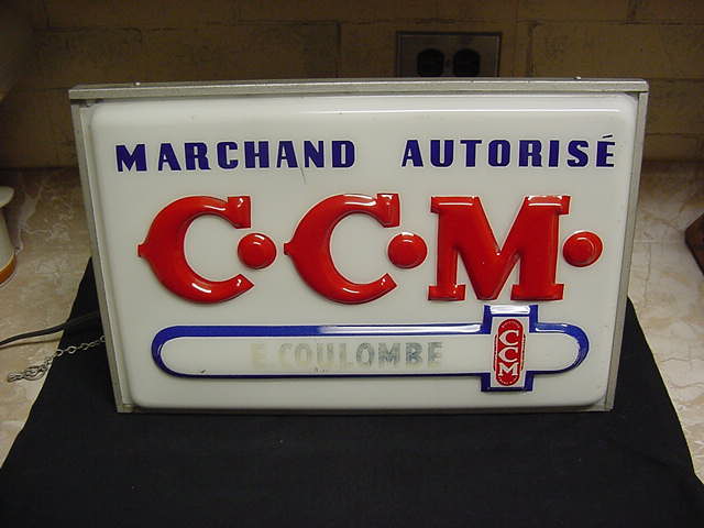 Vintage CCM | forum | Help: CCM dealer sign Vintage CCM | forum | Help: CCM dealer sign